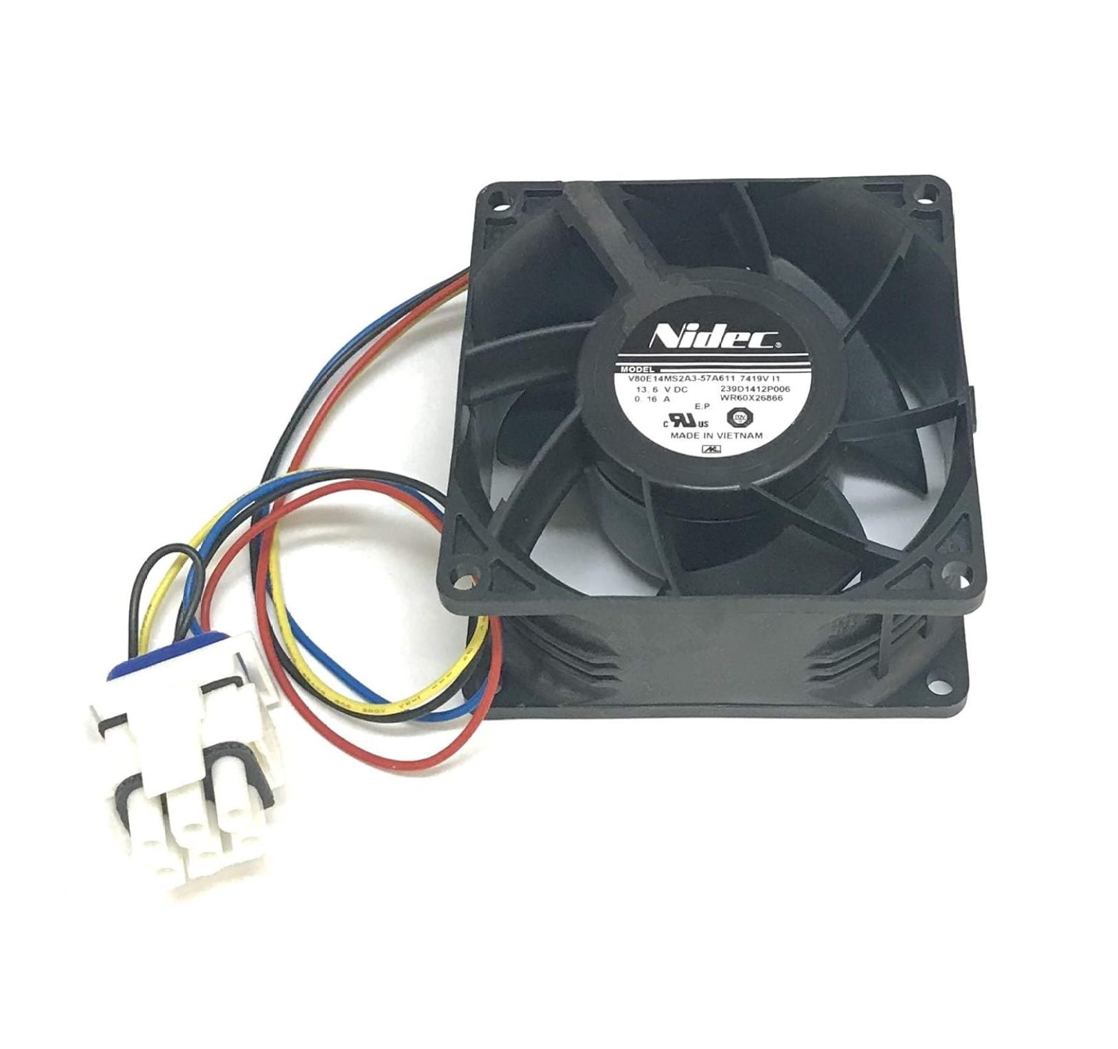 Refrigerator Food Evaporator Fan Originally For CFE28UELEDS ...