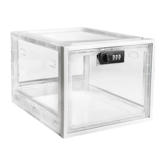 Transparent Refrigerator Storage Box with Divided Compartments for Food ...