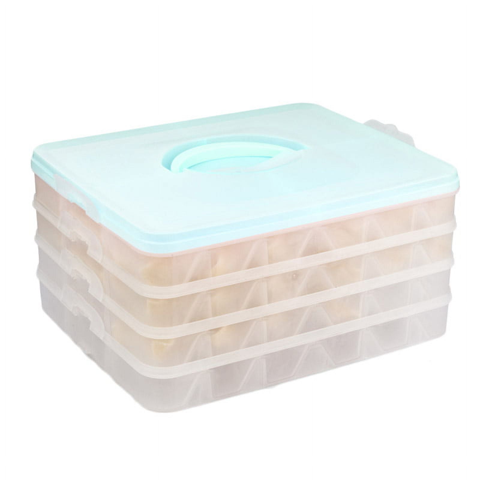 Refrigerator Fresh-keeping Plastic Storage Case Four Layers Portable ...