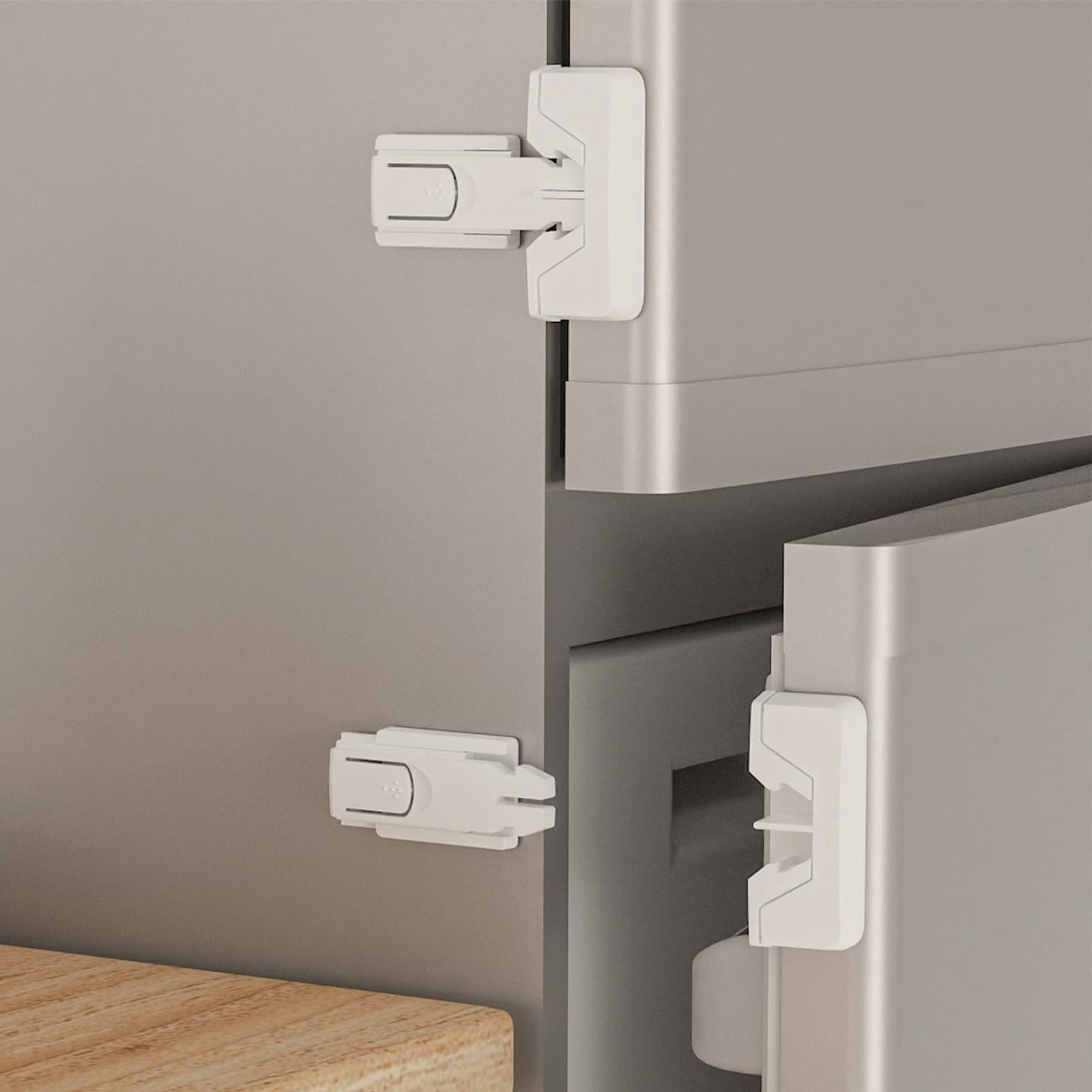 Refrigerator Fridge Freezer Door Lock for Kids and Aging Seals, Child ...
