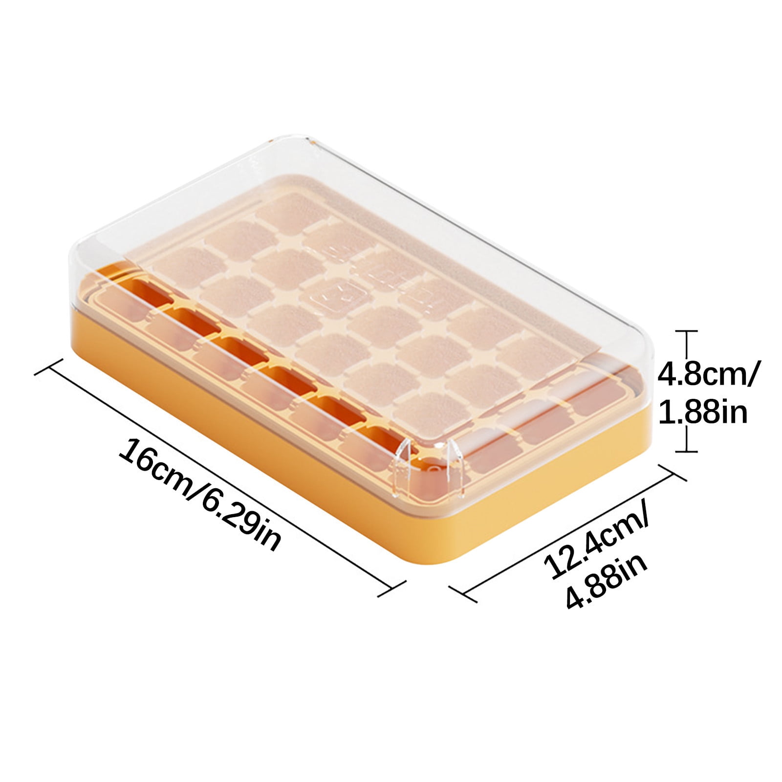 Refrigerator Ice Block Maker, Food Grade Ice Cream Chiller, Dual-Zone ...