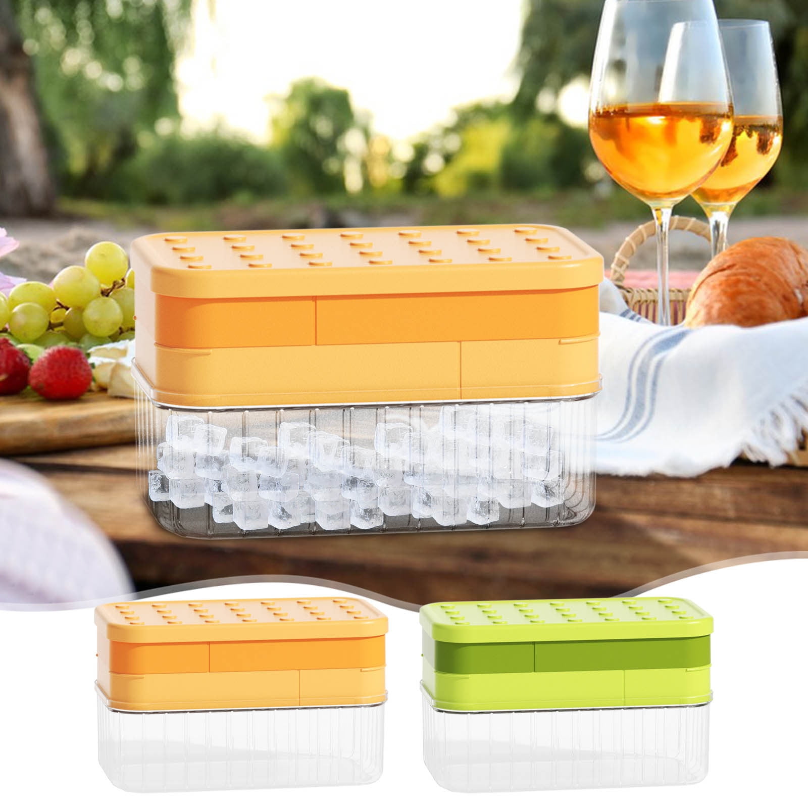 Refrigerator Ice Block Maker, Food Grade Plastic, Automatic Freezing ...