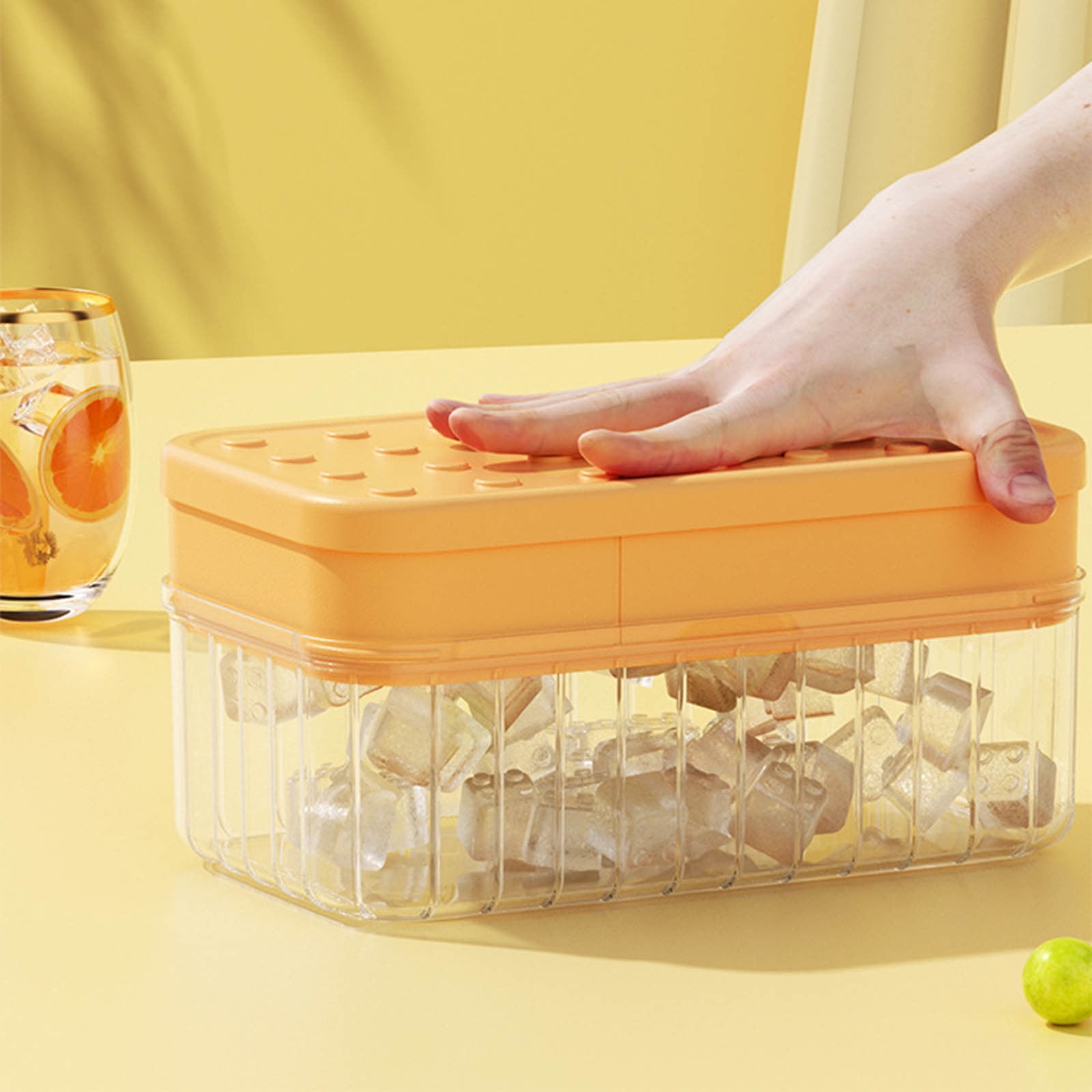 Refrigerator Ice Block Maker, Food Grade Plastic, Automatic Freezing ...