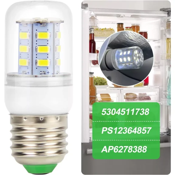 Hakled LED Refrigerator Bulb Replacement, 5304511738, 3.5W, 110-240V ...