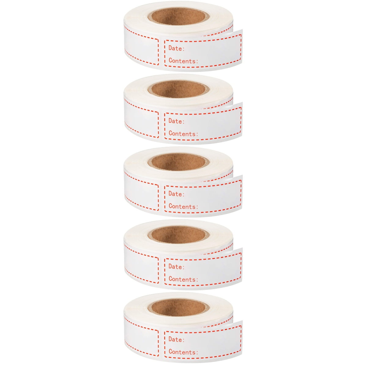 Refrigerator Label Removable Fridge Labels Tag 5 Rolls Food Sticker ...