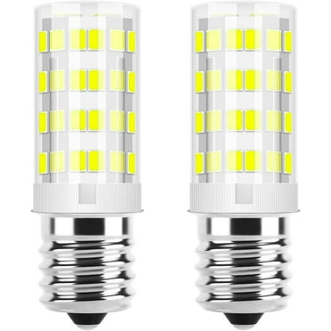 E17 4W Freezer Bulb, Refrigerator Light Replacement, Cool White LED ...