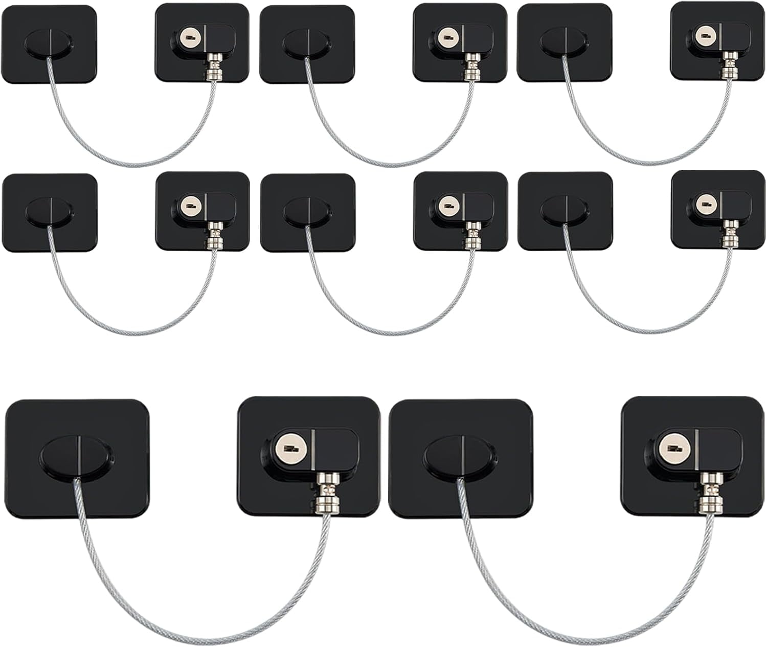 Refrigerator Lock, Child Safety Cabinet Locks, Mini Fridge Locks for ...