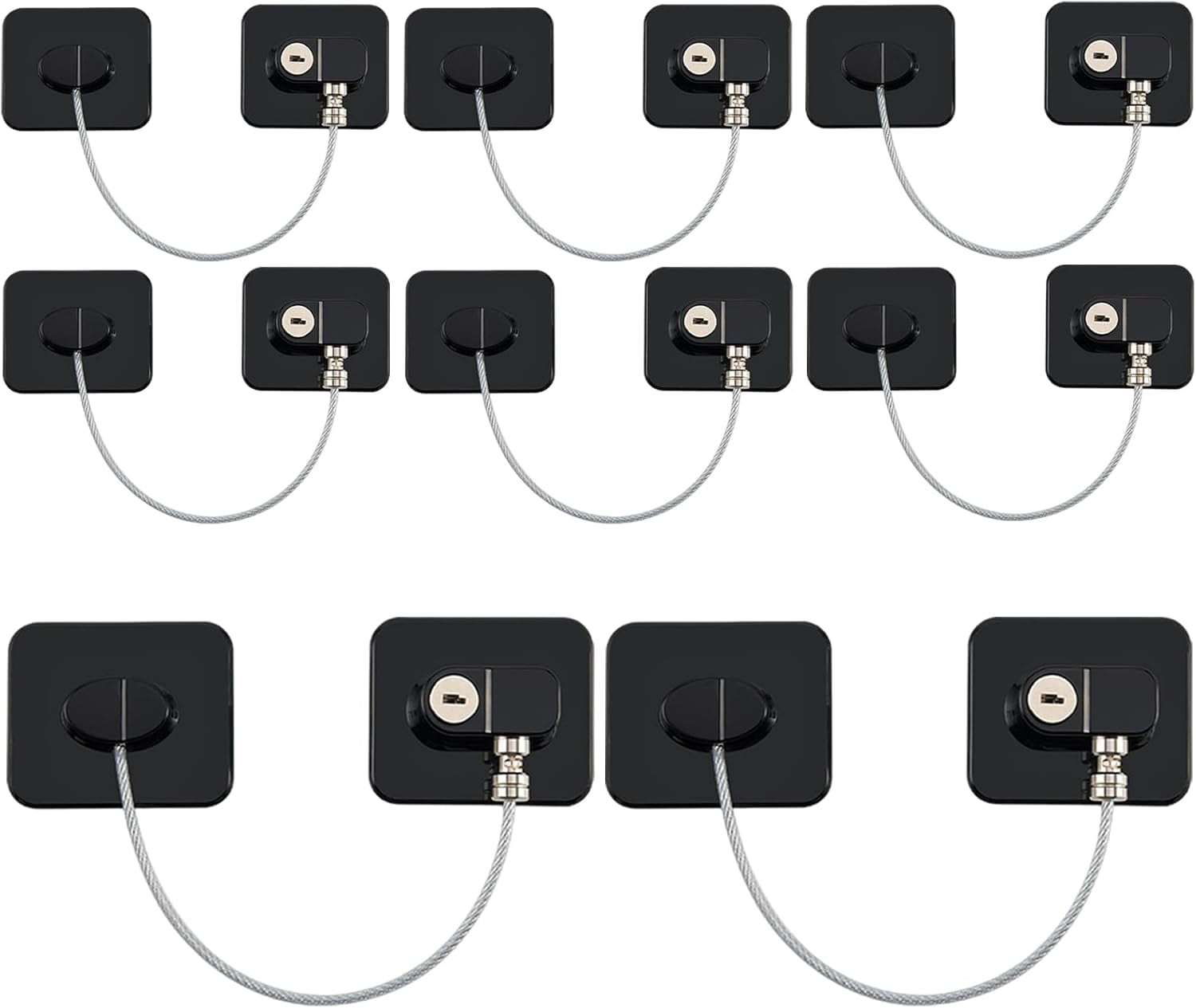 Refrigerator Lock, Child Safety Cabinet Locks, Mini Fridge Locks for ...