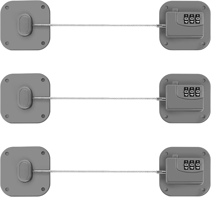 Refrigerator Lock, Heavy Duty Fridge Lock, Combination Lock for ...