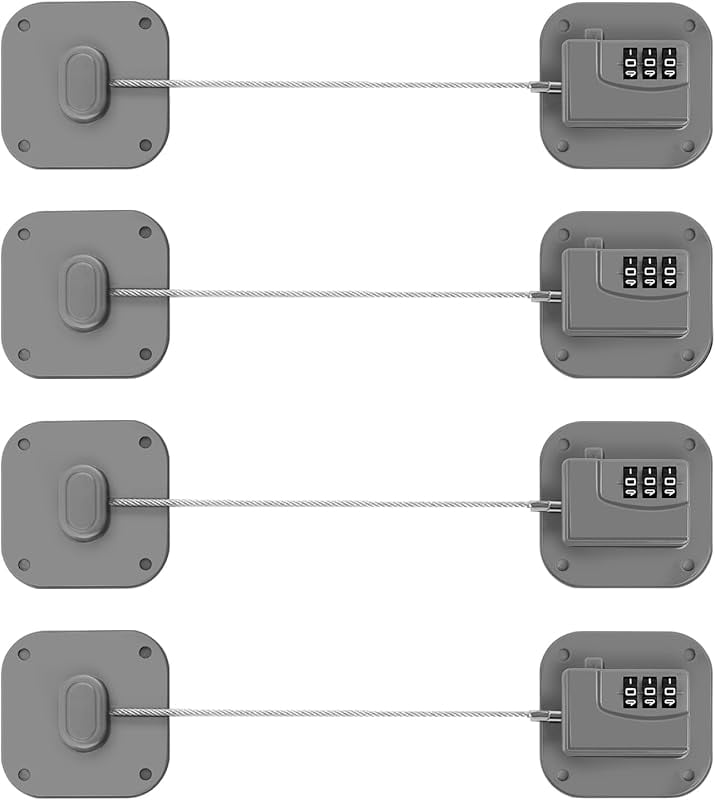 Refrigerator Lock, Heavy Duty Fridge Lock, Combination Lock for ...
