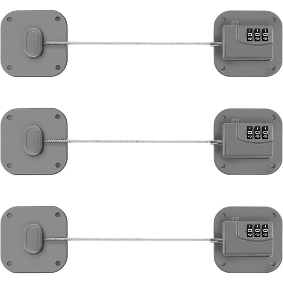 Refrigerator Lock, Heavy Duty Fridge Lock, Combination Lock for ...