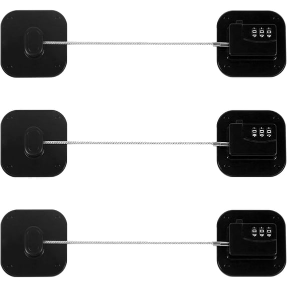 Refrigerator Lock, Heavy Duty Fridge Lock, Combination Lock for ...