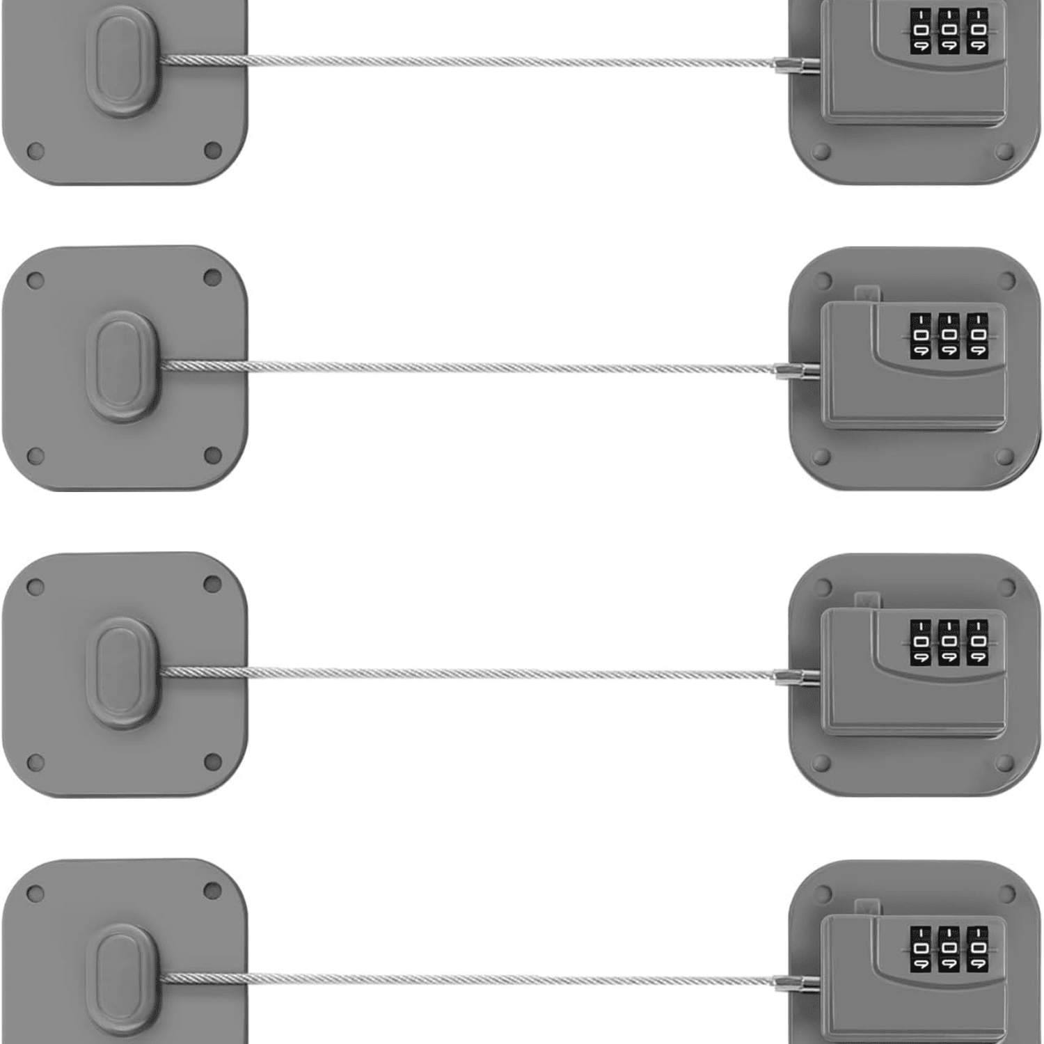 Refrigerator Lock, Heavy Duty Fridge Lock, Combination Lock for ...
