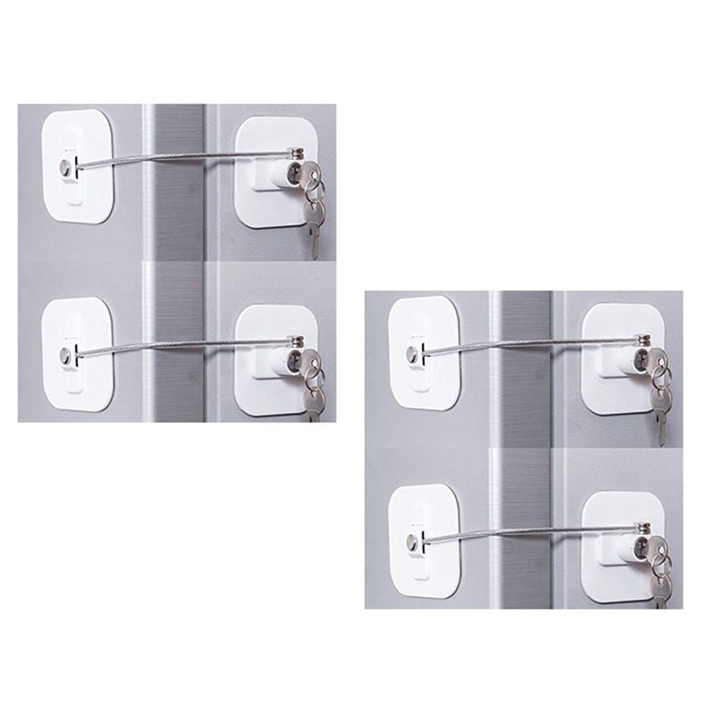 Refrigerator Lock, Mini Fridge Lock with Key for Adults, Lock for A ...