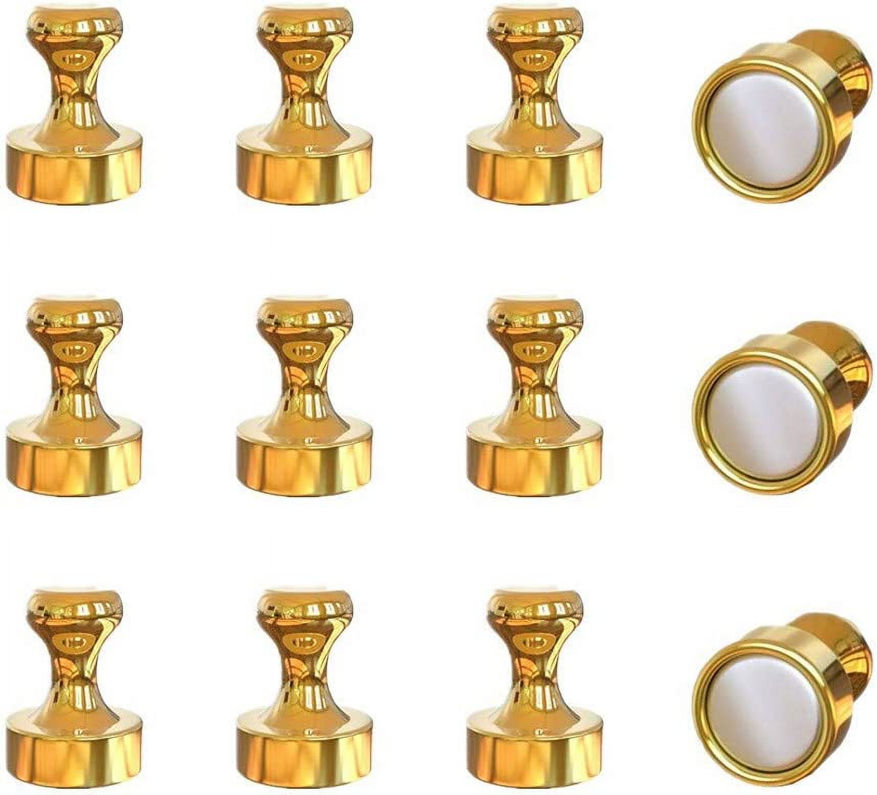 Refrigerator Magnet Push Pin - Brushed Nickel Steel Fridge magents ...