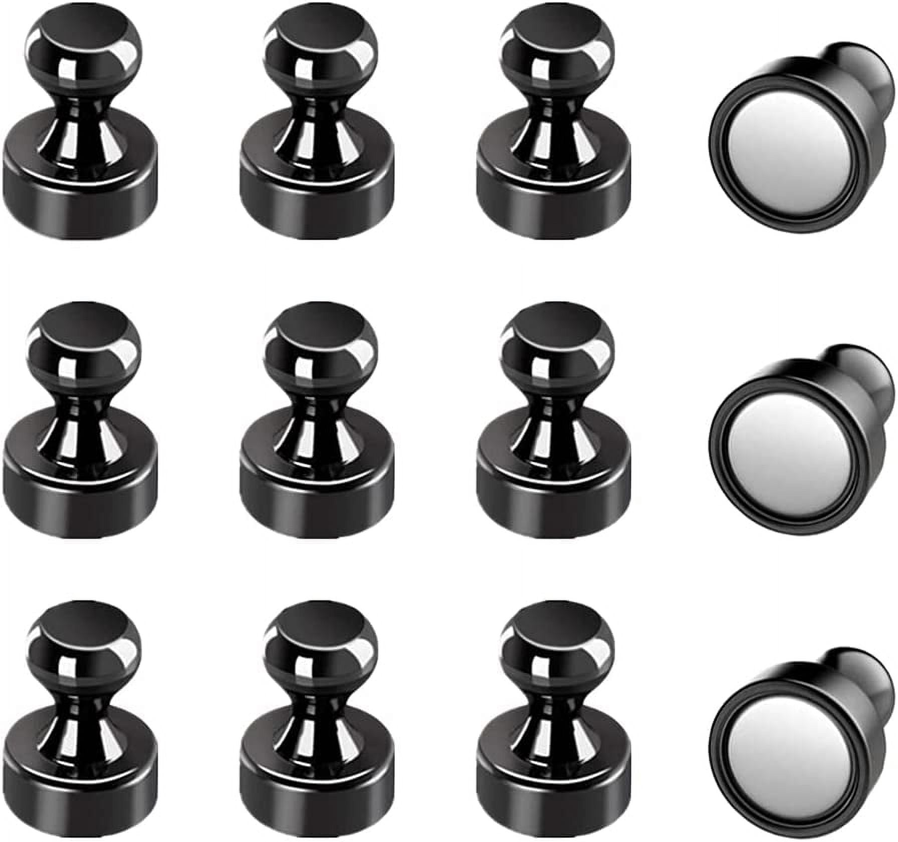 Refrigerator Magnet Push Pin - Brushed Nickel Steel Fridge magents ...