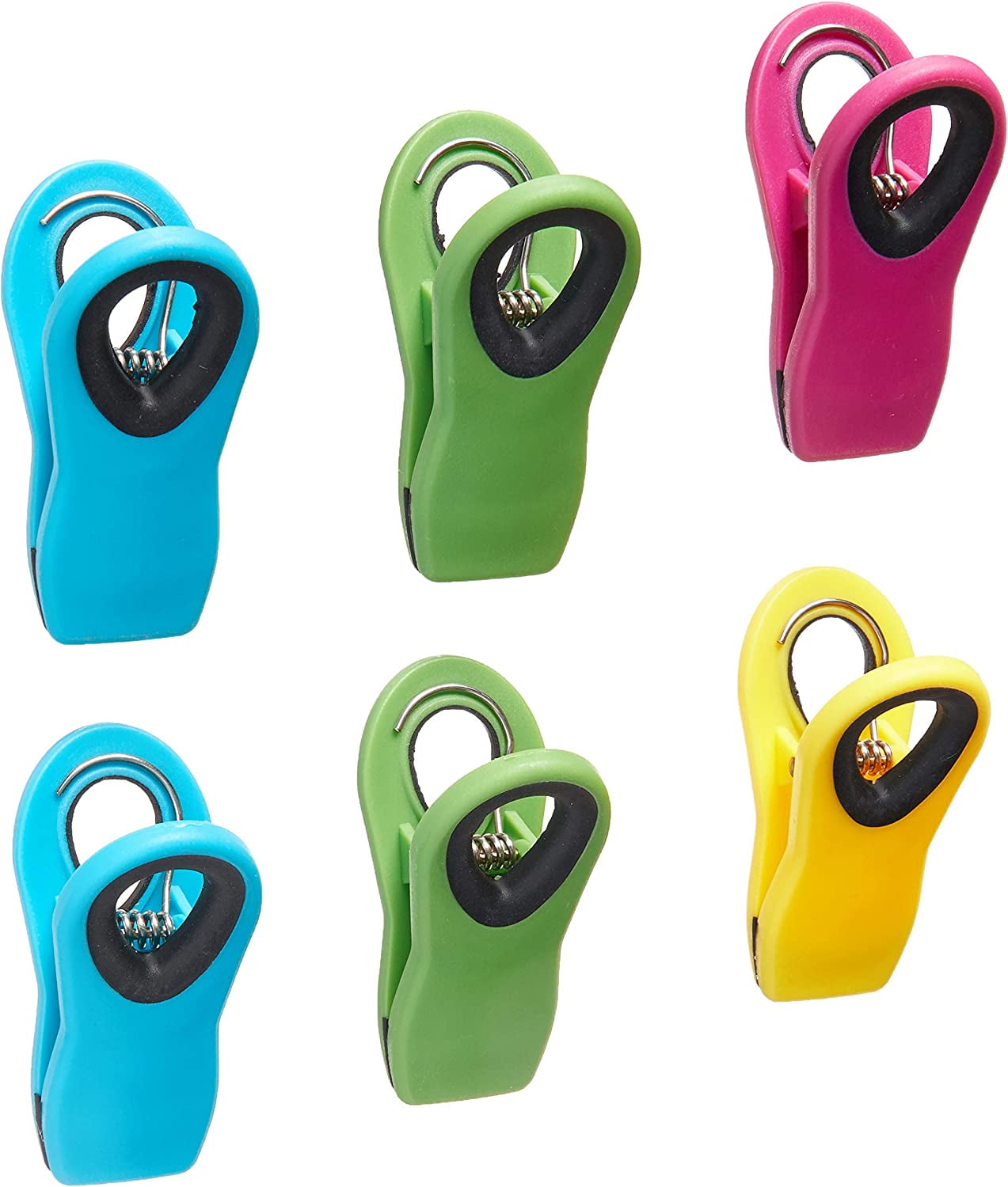 Refrigerator Magnetic Metal & Plastic Clips for Fridge, Dry Erase Board ...