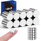 Refrigerator Magnets 50 Pcs, 10x3mm Tiny Round Disc Small Whiteboard ...