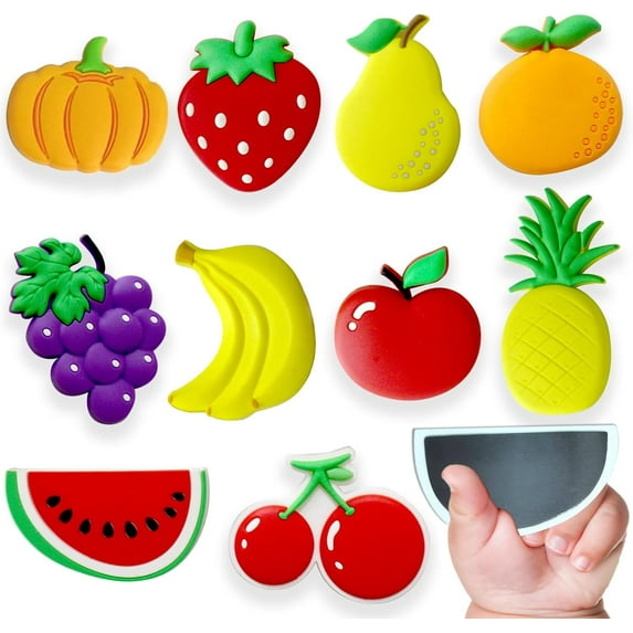 Refrigerator Magnets for Toddlers, Cute Fruit Fridge Magnets for Kids ...