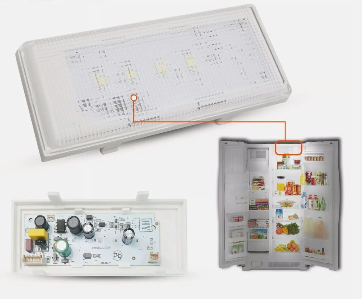 Refrigerator Main Led Light In Fridge Replaces For Whirlpool ...