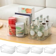 iDesign, Linus Collection Clear Recycled Plastic, Extra-Large Fridge ...