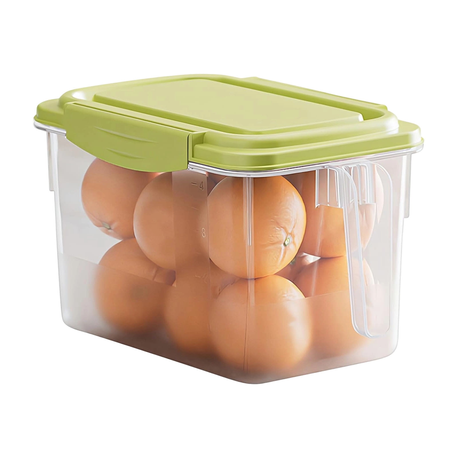 Refrigerator Organizer Bins 4.5L Clear Food Storage Containers ...