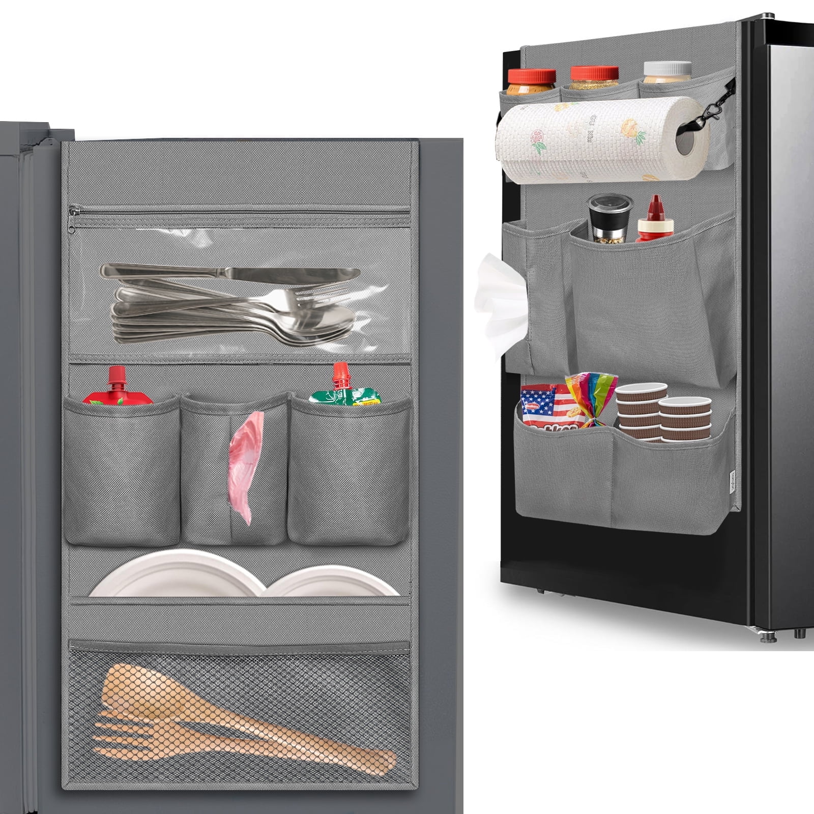 homyfort Mini Fridge Organizer, Over The Fridge Storage Organizer with ...