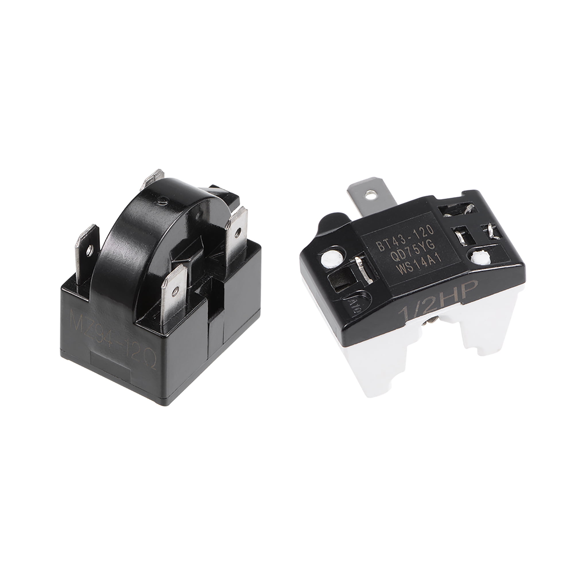 Refrigerator PTC Starter Relay 12 Ohm 4 Pin Compressor Thermal Overload ...