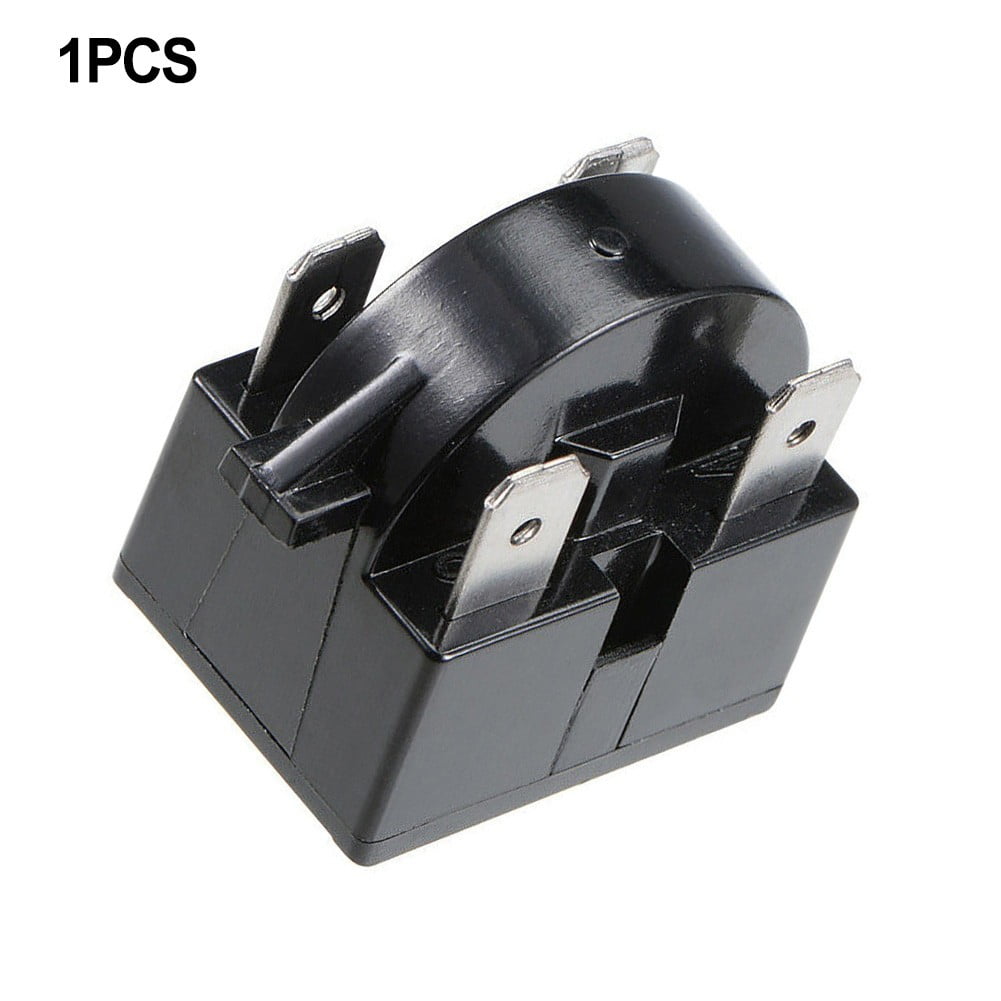 Refrigerator PTC Starter Relay Replacement 4Pins Compressor Overload Protector - Walmart.com