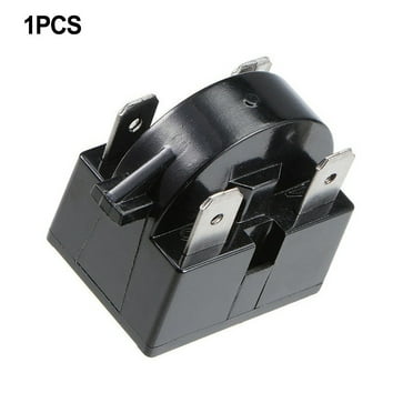 Refrigerator PTC Starter Relay Replacement 4 Pins Compressor Overload ...