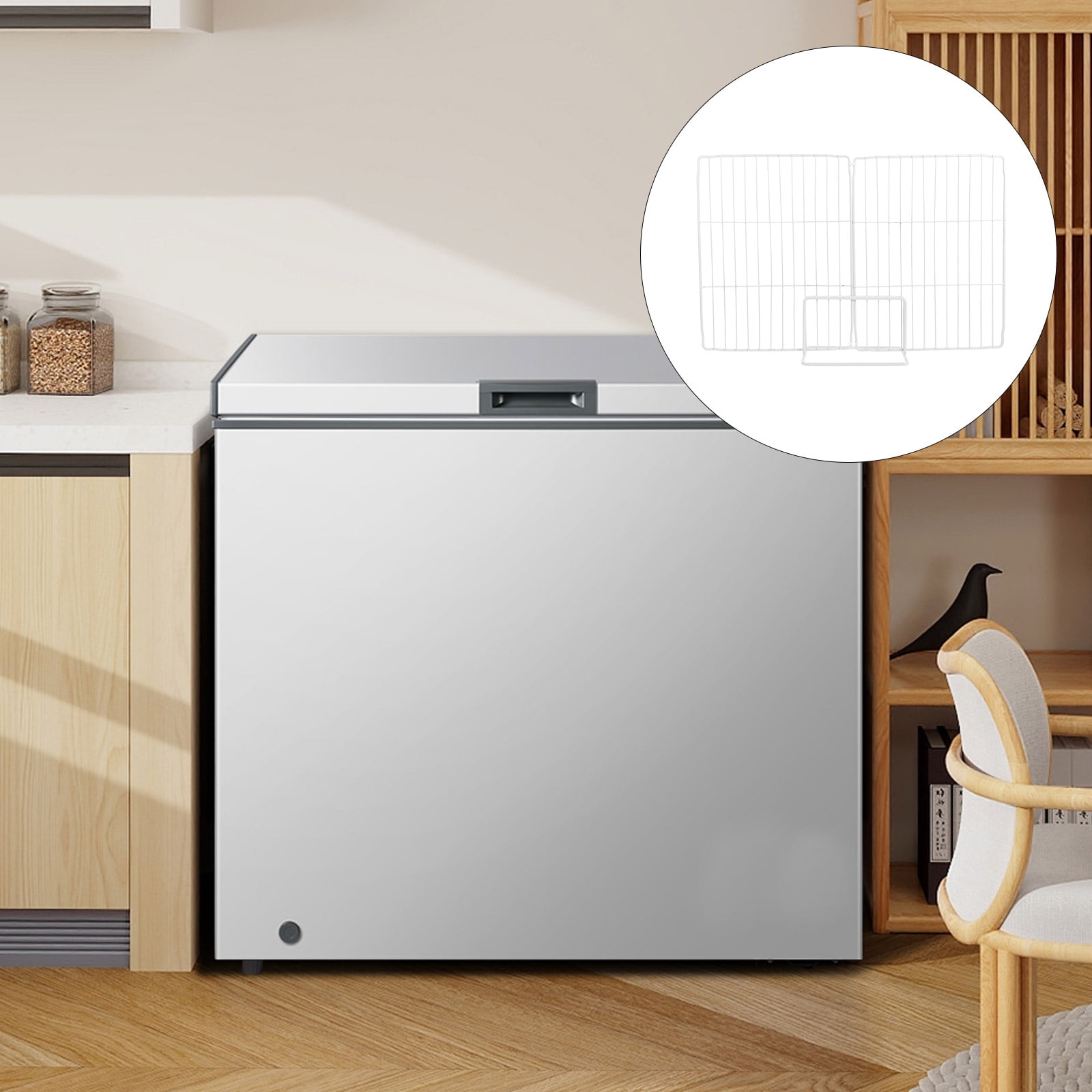 Refrigerator Partition Freezer Separator Fridge Shelf Organizer Metal ...