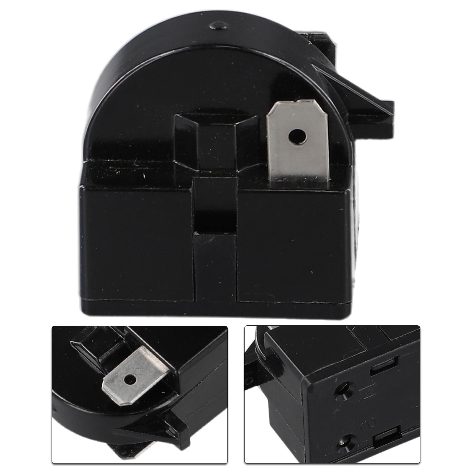 Refrigerator Ptc Starter Relay Replacement 2 Pins Compressor Overload Protector 2Pin-15 Ohm ...