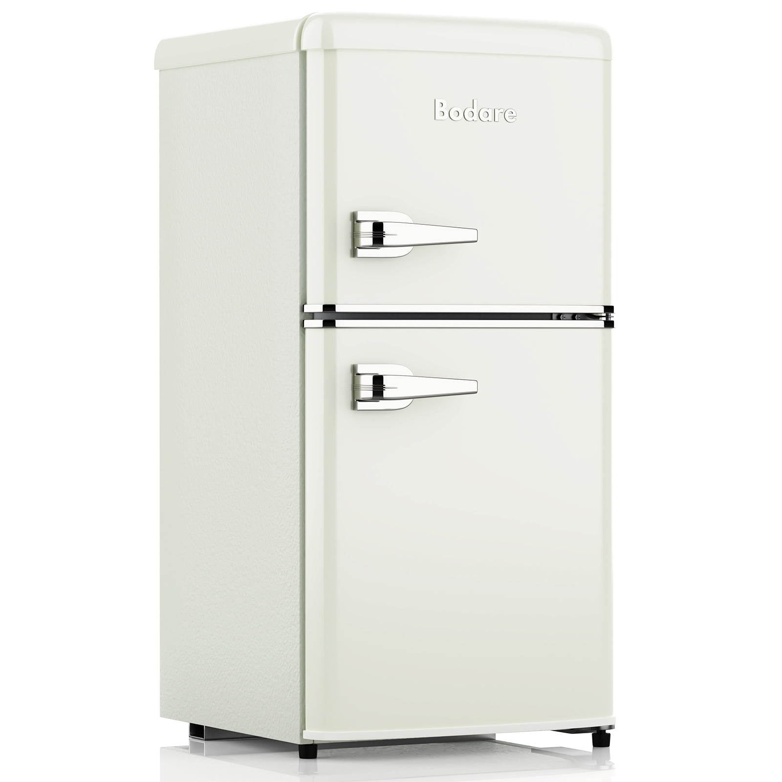 Bodare 3.2 cu ft. Compact Refrigerator Freezer, Mini Fridge for Dorm ...