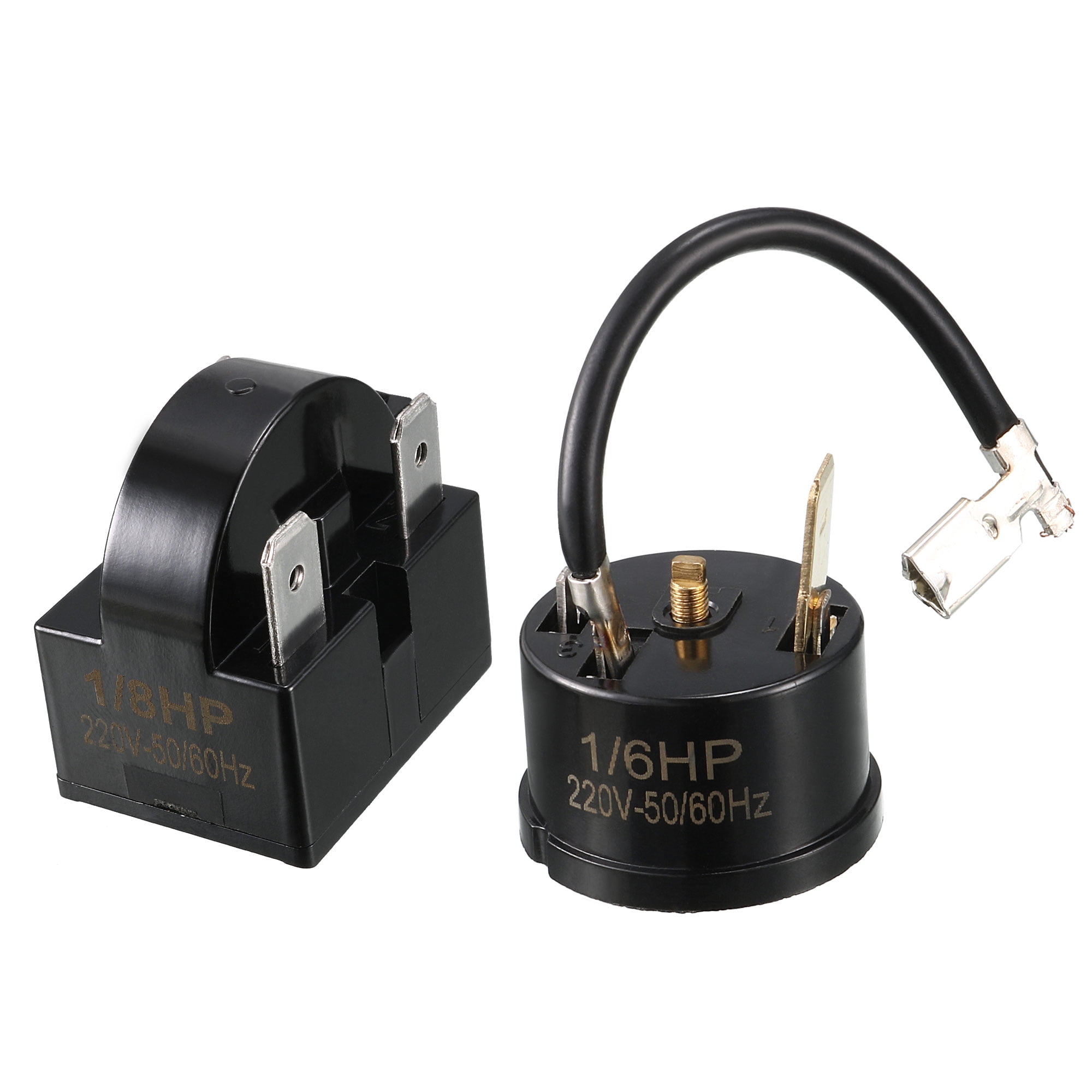 Refrigerator Starter Relay 33 Ohm 3 Pin Compressor Thermal Overload ...