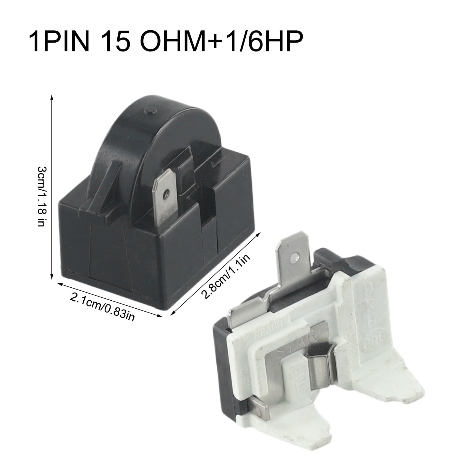 Refrigerator Starting Relay and Overload Protector for Mini ...
