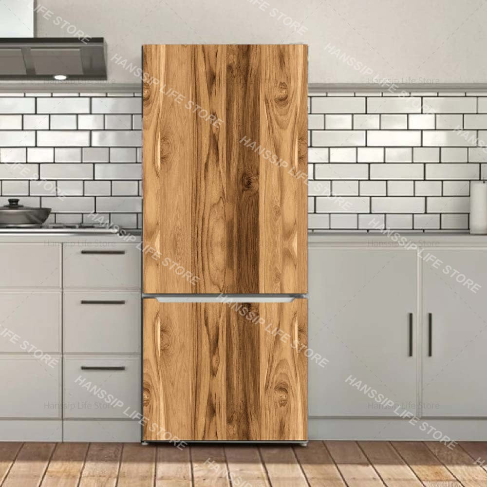 Refrigerator Sticker Decal Mural Waterproof PVC Fridge Door Covering ...