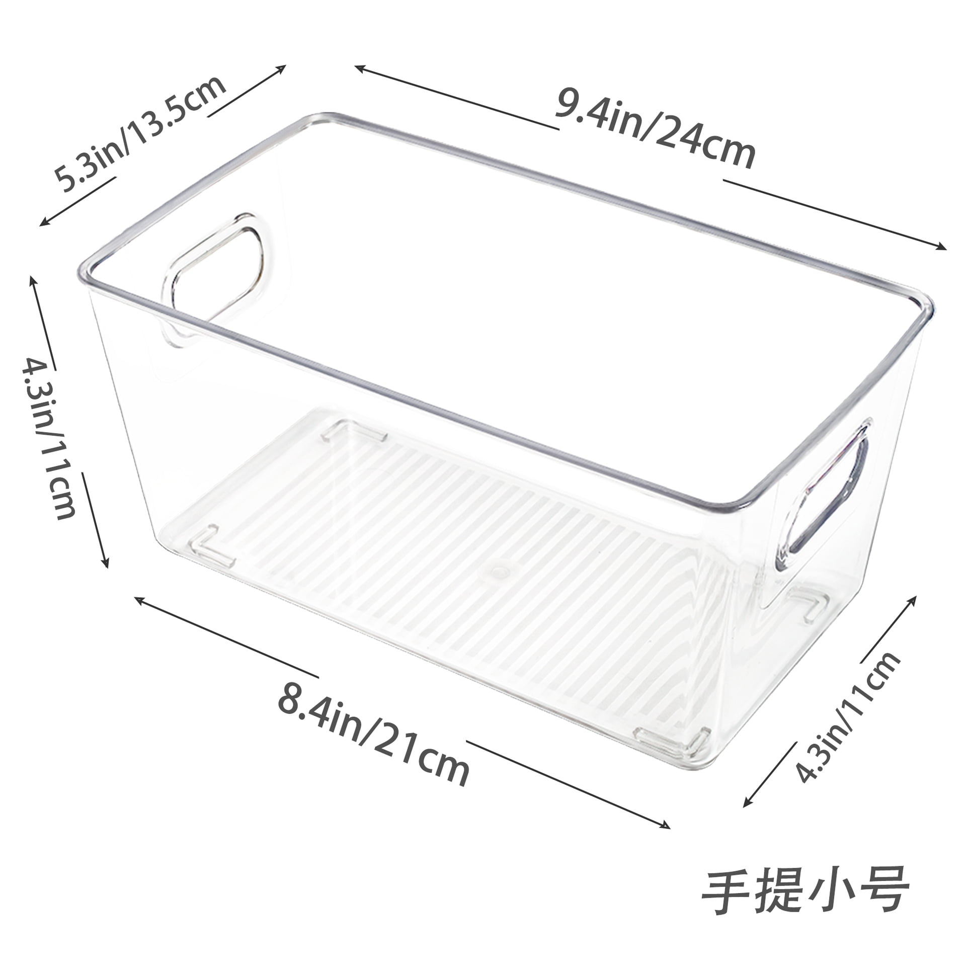 Refrigerator Storage Belt Handle Transparent Drawer Type Fruit And ...