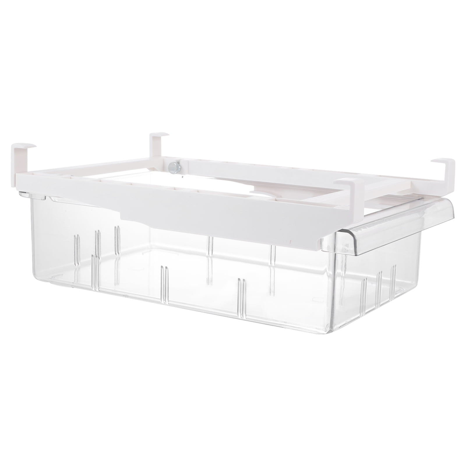 Refrigerator Storage Box Transparent Case Retractable Plastic Shelving ...
