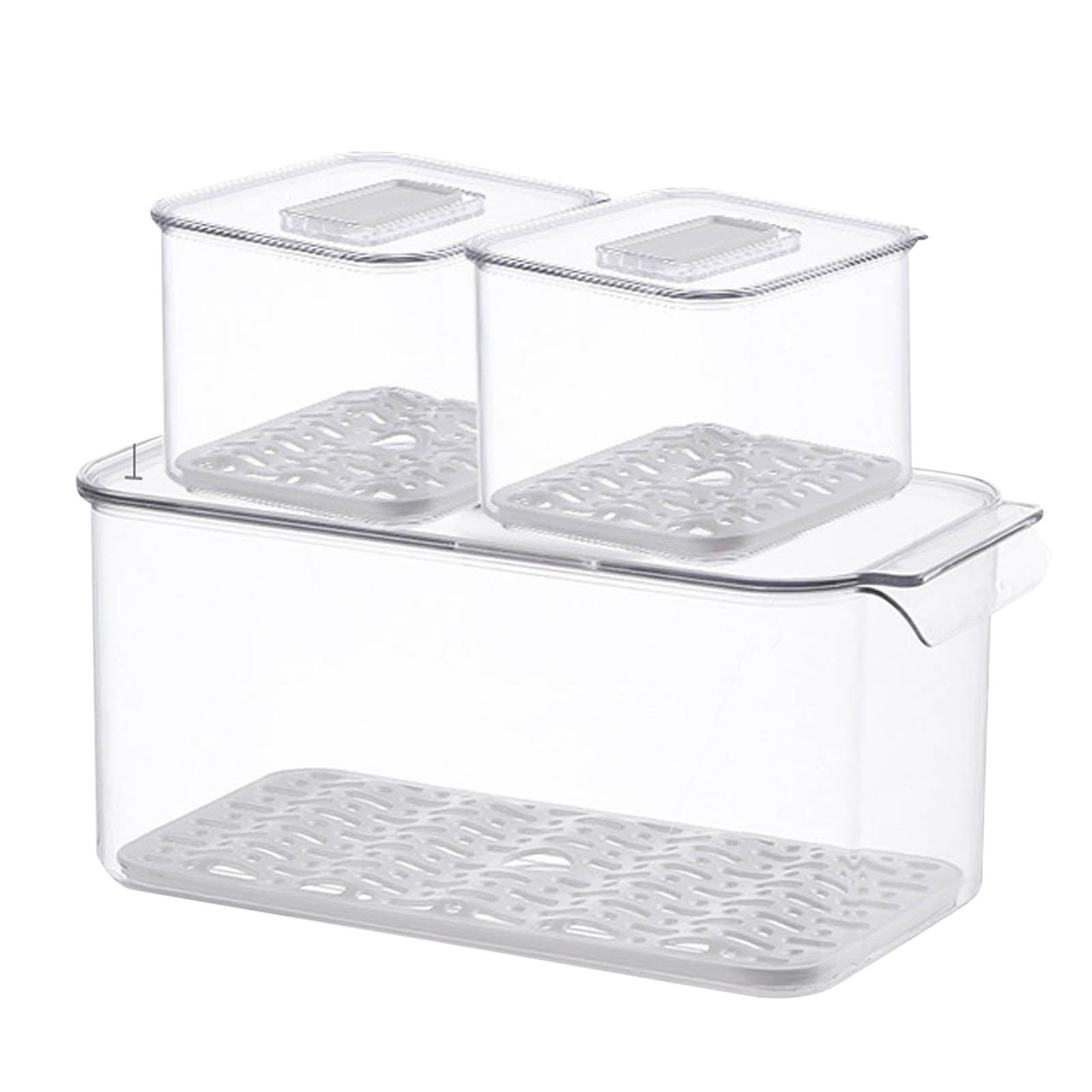 Refrigerator Storage Box Transparent Multi Grain Food Refrigerator ...