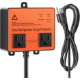 Refrigerator Surge Protector, Double Outlet Protector for Appliances ...