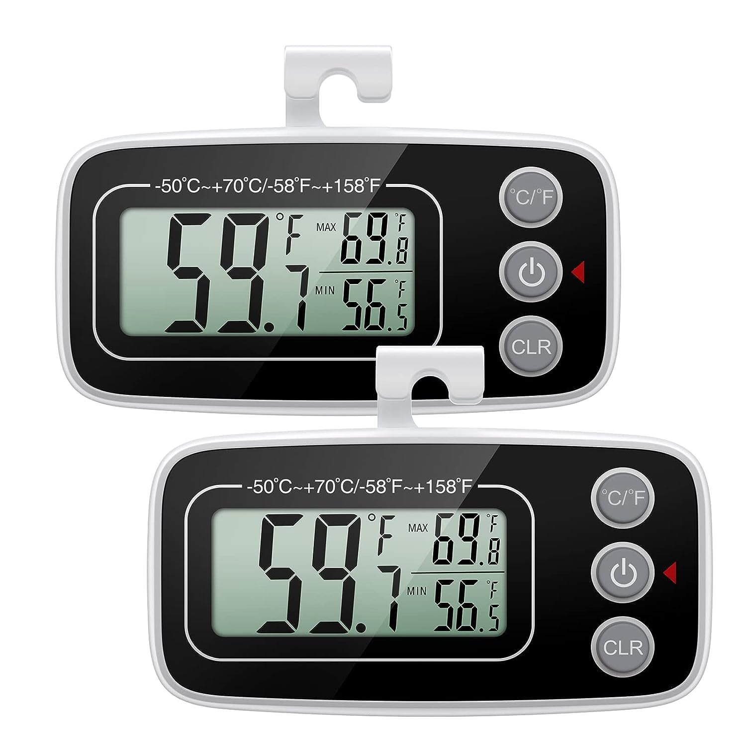 Refrigerator Thermometer, Digital Indoor Thermometer, Upgraded Version ...