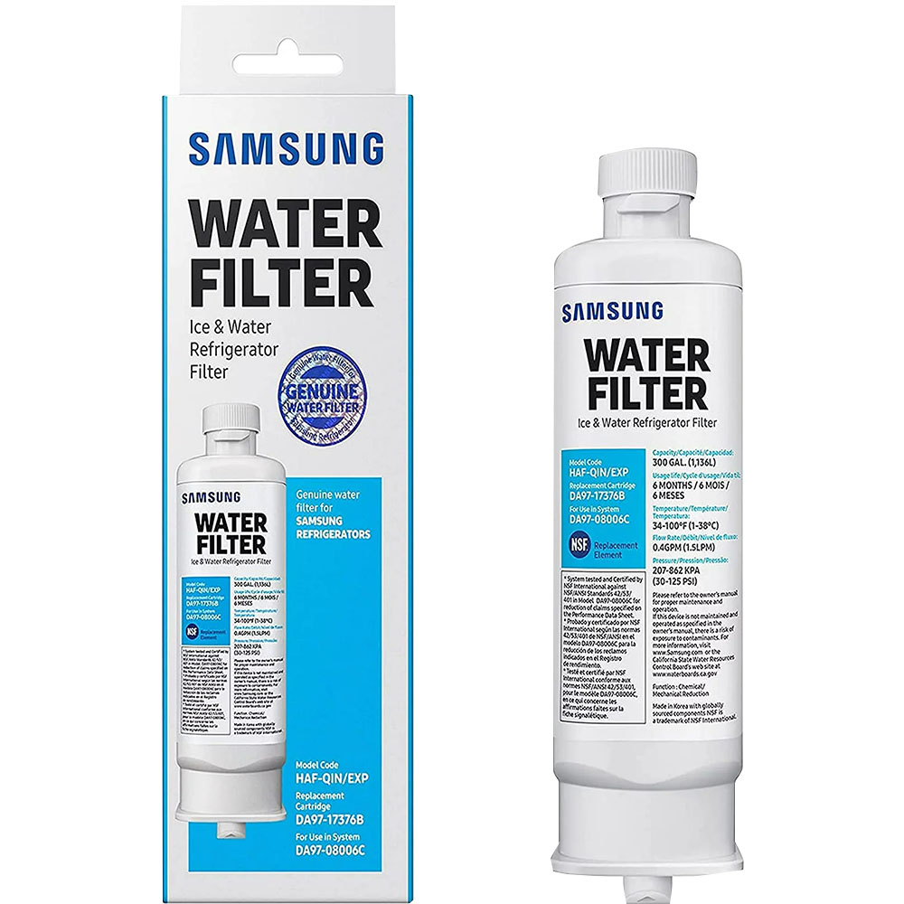 Refrigerator Water Filter DA97--17376B (HAF-QIN/EXP) DA97--08006C,Pack ...