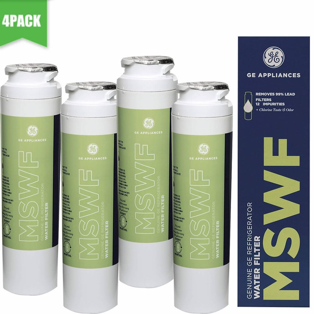 Refrigerator Water Filter MSWF Cartridge-(4 Pack) - Walmart.com Refrigerator Water Filter MSWF Cartridge-(4 Pack) - Walmart.com