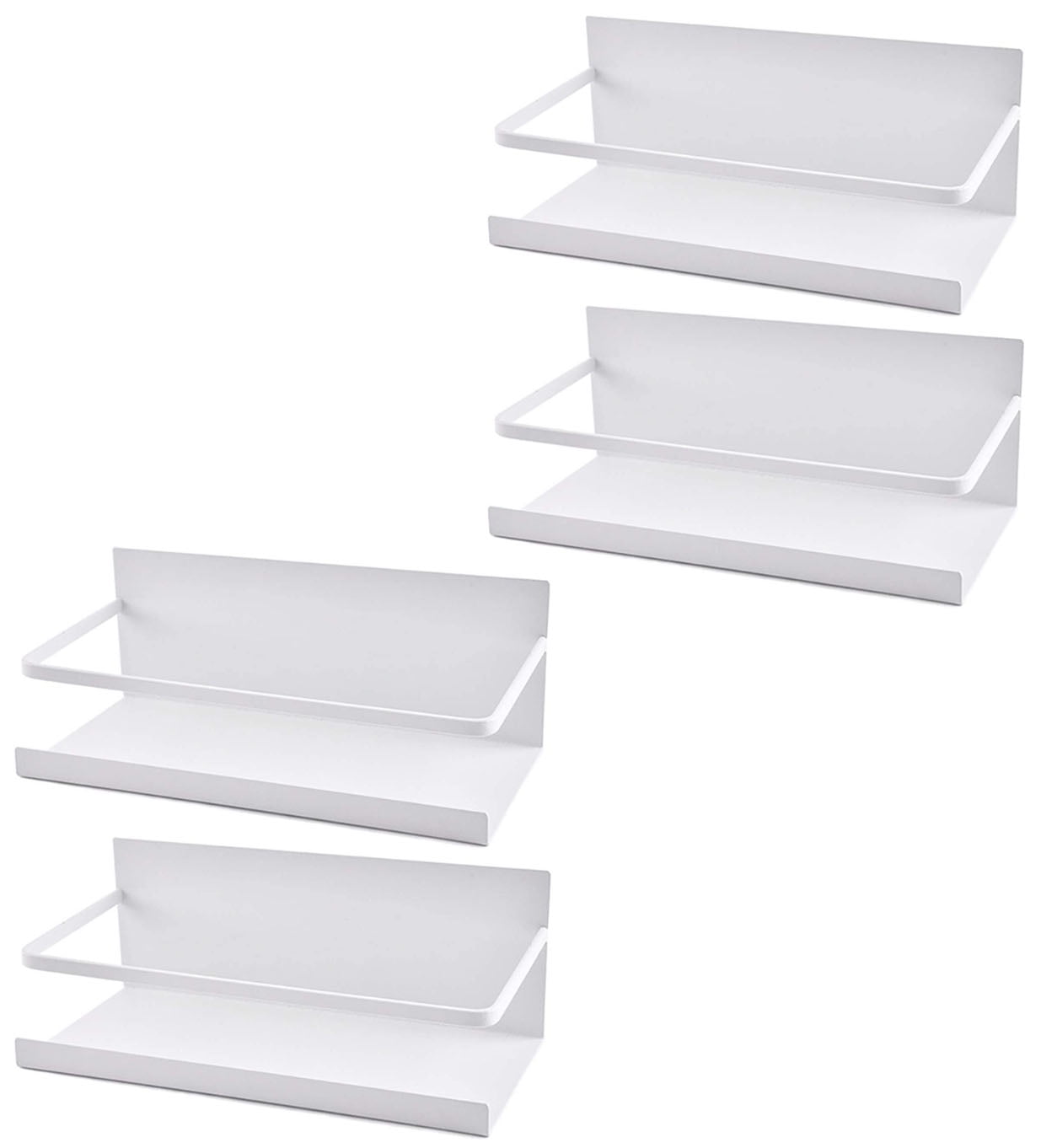 Refrigerator magnetic rack storage rack 4Pack white - Walmart.com