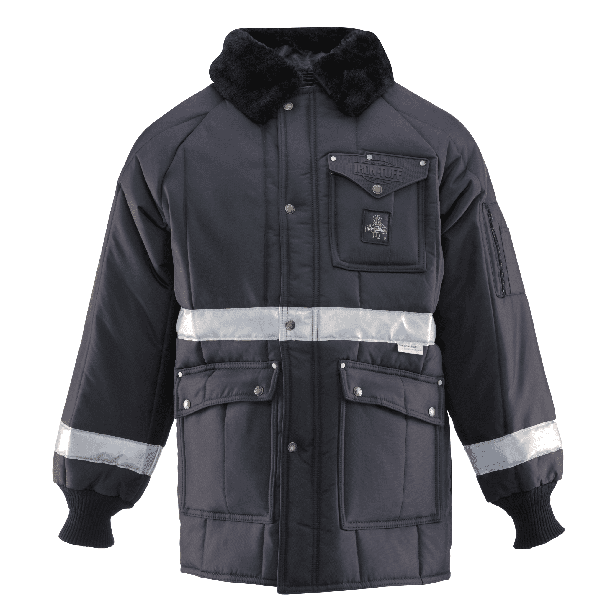 RefrigiWear Iron-Tuff Enhanced Visibility Siberian Jacket - HiVis ...