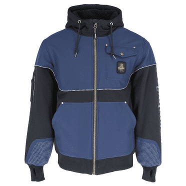 RefrigiWear Men's Lightweight cFiberfill Insulated Workwear Jacket (Navy, 3XL) - Walmart.com