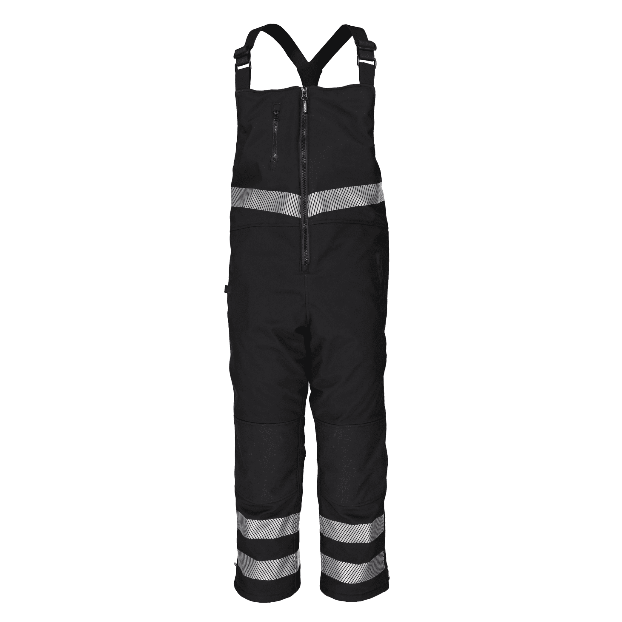 RefrigiWear Insulated Softshell Enhanced Visibility Bib Overalls - High ...
