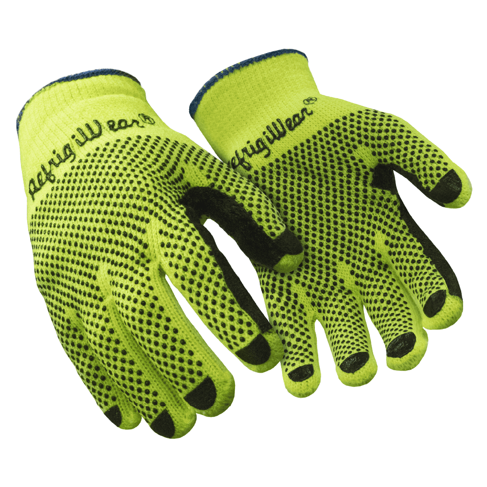 RefrigiWear Midweight Dot Grip Gloves - Insulated Knit Work Gloves with ...