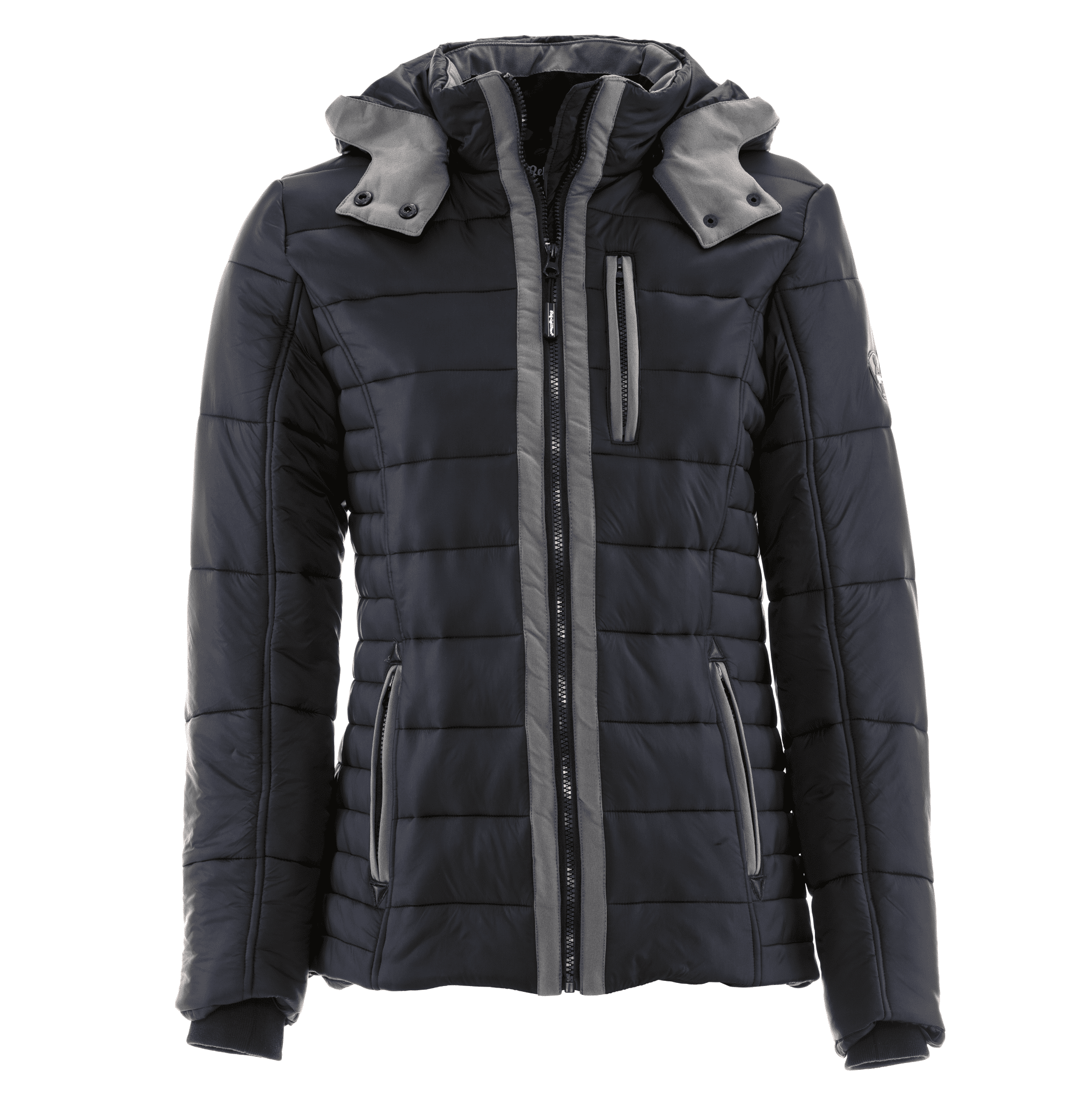 RefrigiWear Women’s Pure Soft Puffer Jacket, Removable Hood, Water ...