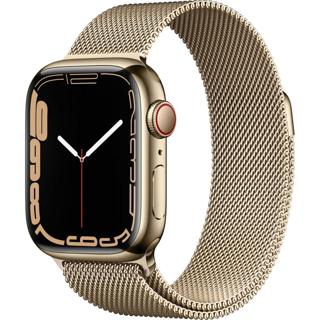 Apple Watch Gen 7 Series 7 41mm Gold Stainless Steel - Gold Milanese ...